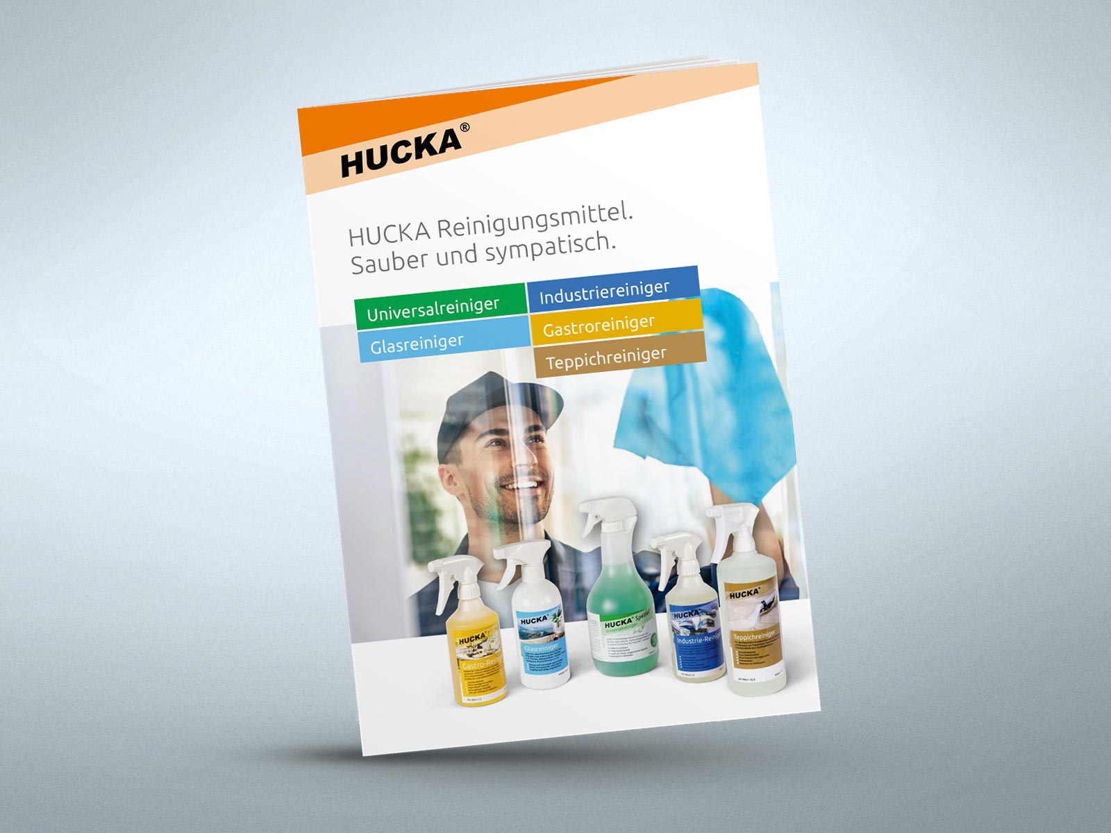 Hucka Reinigungstechnik, Prospekt Gewerbekunden - Studio2
