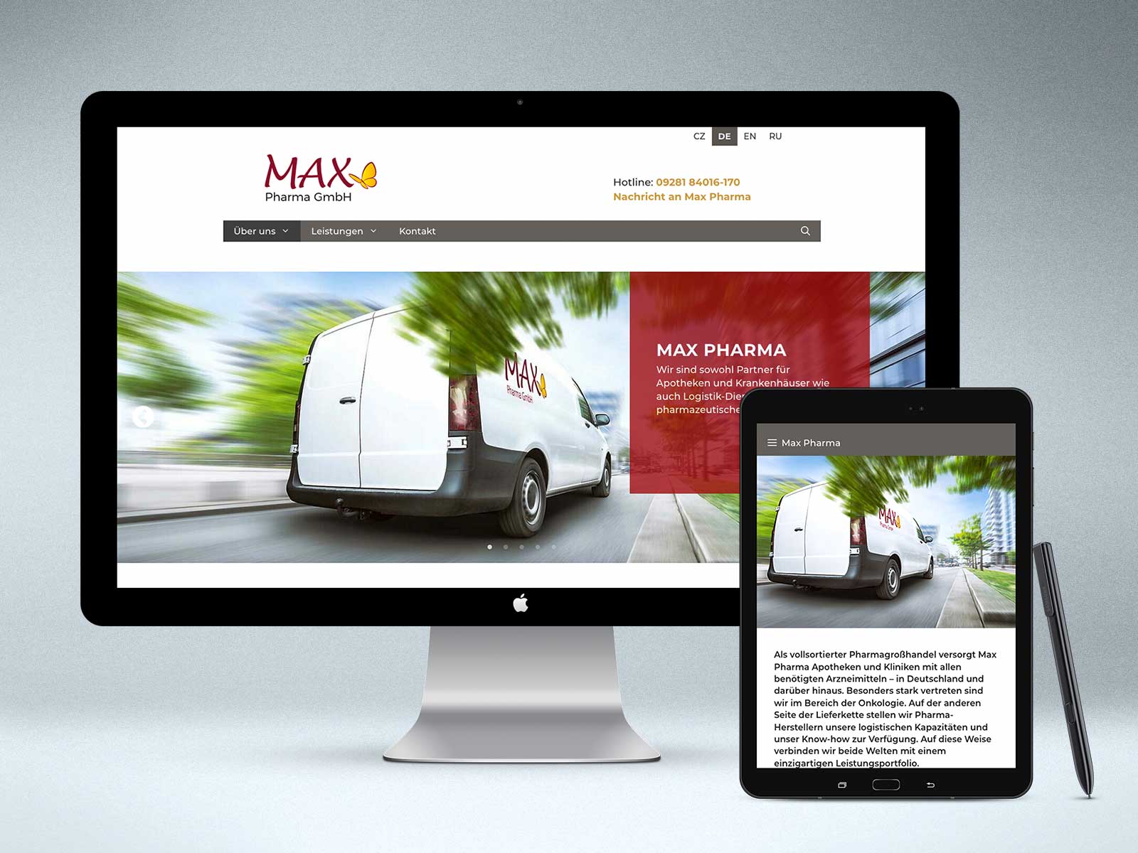 Max Pharma, Website - Studio2